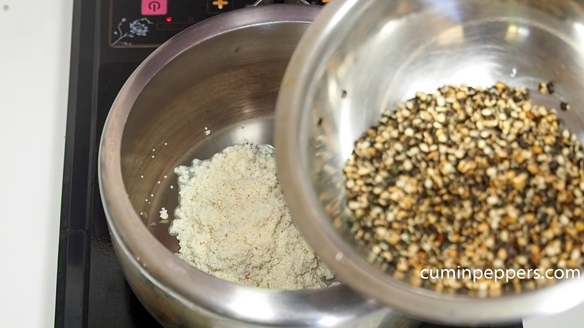 Urad dhal porridge/ Ullundhu Kanji - CuminPeppers