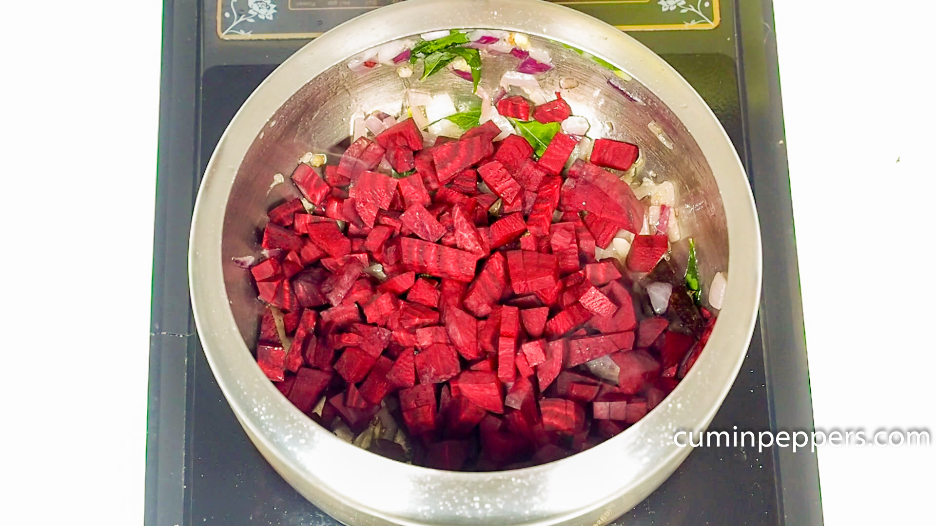 recipes with beetroot | beetroot kurma - CuminPeppers