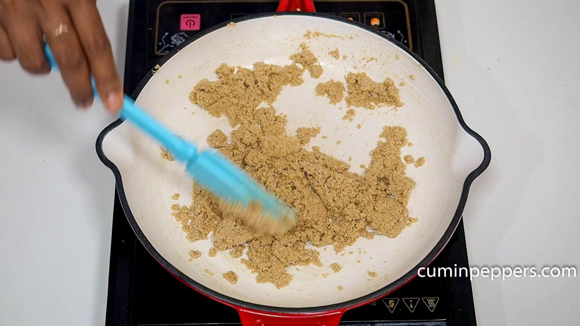 Thinai halwa/ Foxtail millet halwa - CuminPeppers