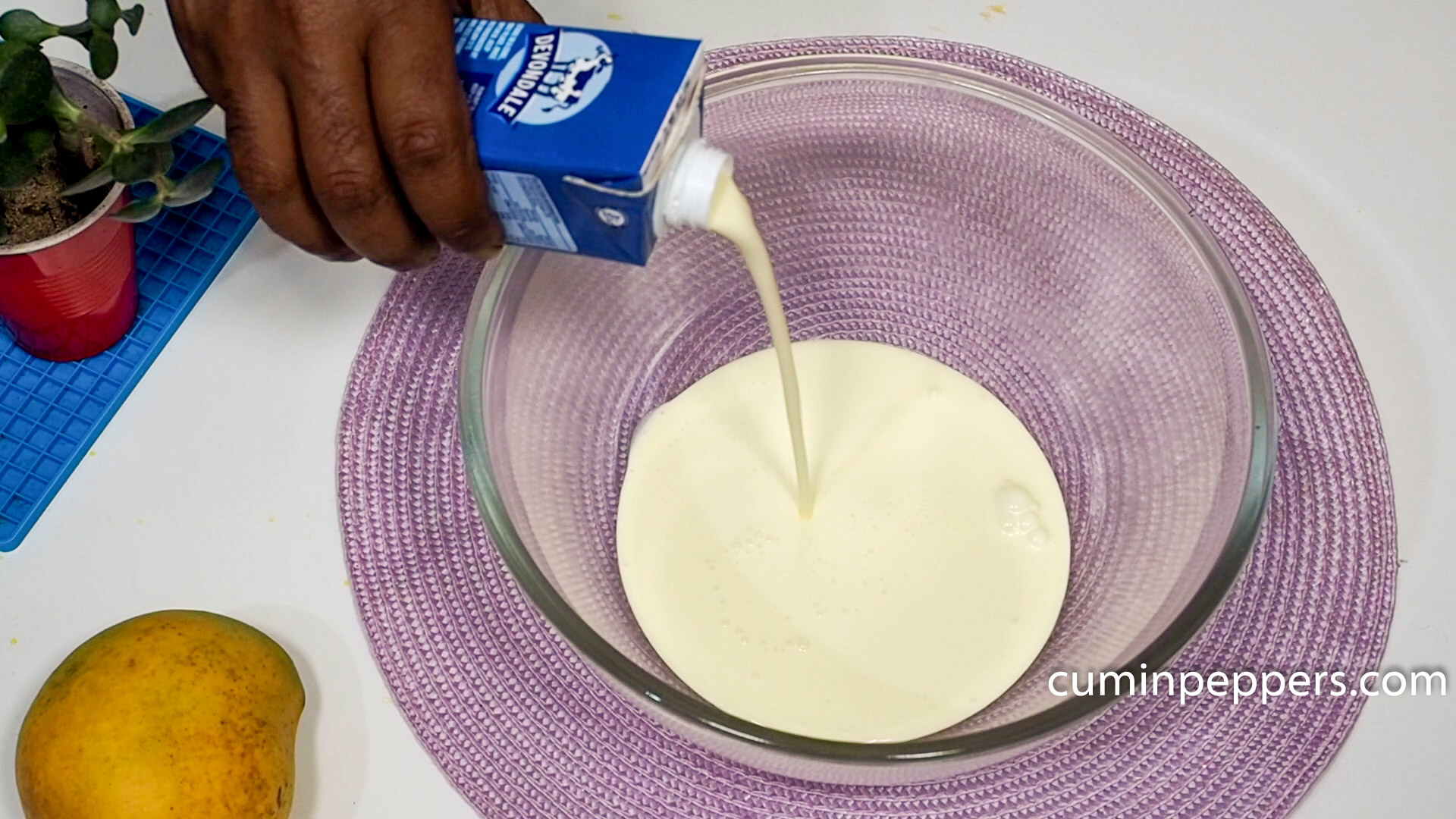 mango ice cream - CuminPeppers Uncategorized