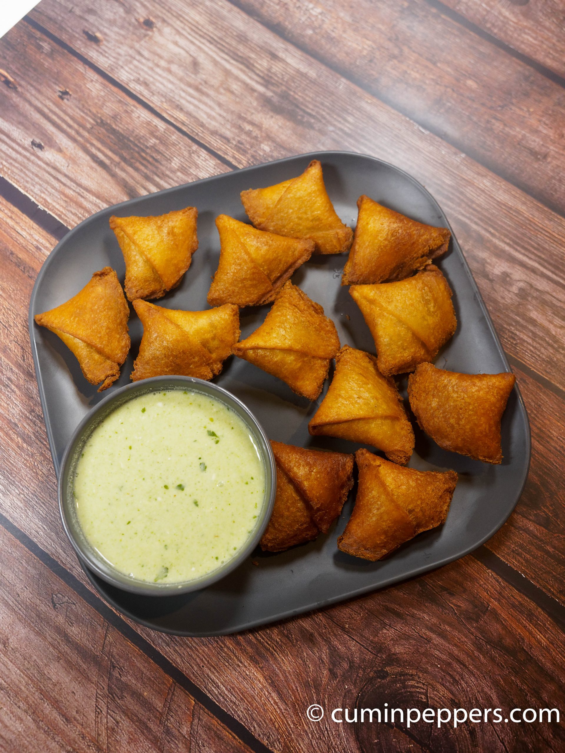 easy evening snacks recipe | bread samosa - CuminPeppers